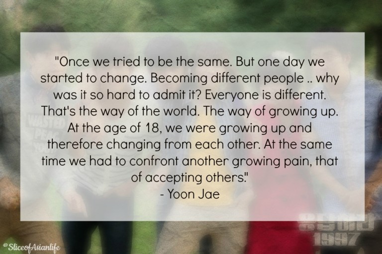 Reply 1997 – My Favorite Quotes – Slice Of Life